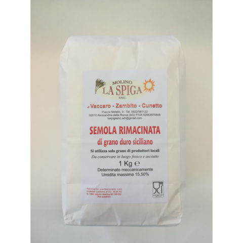 Semola rimacinata - 1 kg | Mandorlificio Cugini Pendino